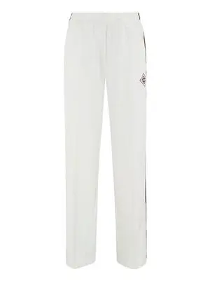 Casablanca Logo Side Stripe Track Pants - White