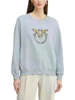 Pinko Bead-embellished Sweatshirt - Blue