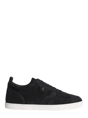 CHRISTIAN LOUBOUTIN Tutti Rui Suede Sneakers - Black