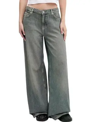 Hugo Gobana Wide-leg Jeans - Blue