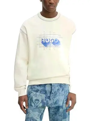 Hugo Printed Sweatshirt - Neutrals