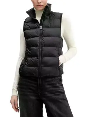 Hugo Padded Zip-up Gilet - Black