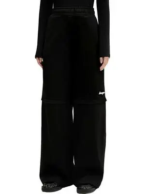 Hugo Nateam Wide-leg Track Pants - Black