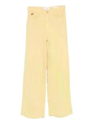LOIS Loose Fit Wide Leg Denim Jeans - Yellow