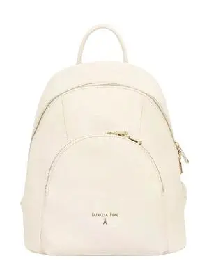 Patrizia Pepe Zipped Backpack - Neutrals