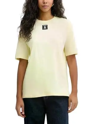 Patrizia Pepe Short-sleeve Patch T-shirt - Yellow