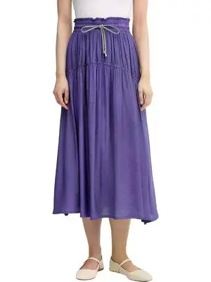 LA PETITE FRANÇAISE Josette Drawstring Midi Skirt