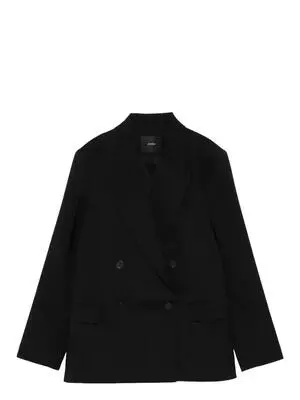 JOSEPH Double-breasted Blazer - Black