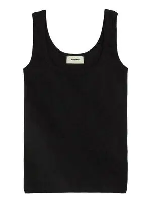 A PAPER KID Ribbed Tank Top