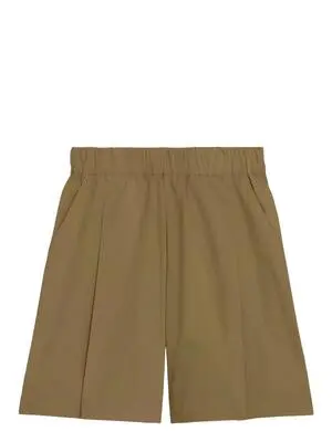 A PAPER KID Poplin Shorts - Neutrals