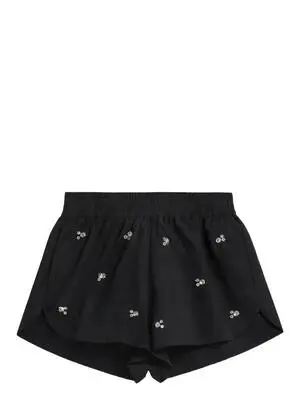 A PAPER KID Embellished Shorts - Black