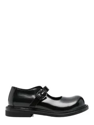 Moschino Buckle-strap Loafers - Black
