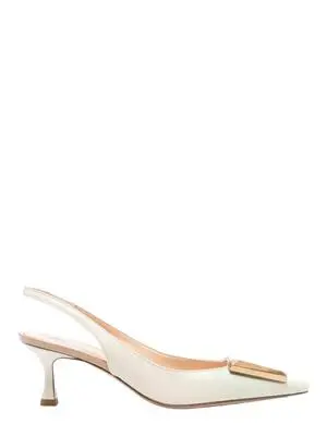 Roberto Festa Slingback Strap Pumps - Neutrals