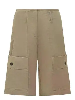 IRO PARIS Izyra Cargo-pockets Shorts - Neutrals