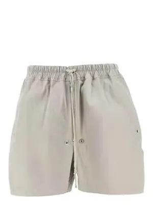 Rick Owens Bela Elasticated-waist Bermuda Shorts - Grey