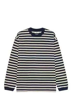 Nn07 Lionel Striped Long-sleeved T-shirt - Blue
