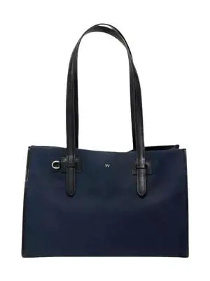 Max Mara Trim Handle Shoulder Bag - Blue