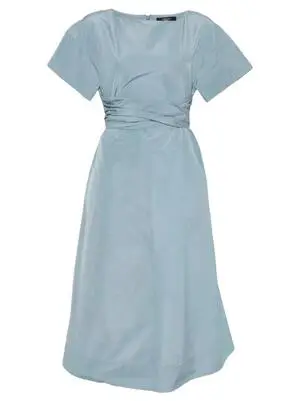 Max Mara Round Neck Dress - Blue