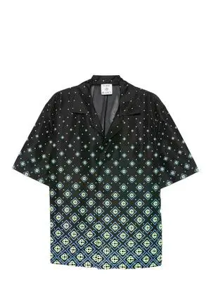 Casablanca Geometric Pattern Shirt - Black