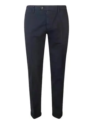 MASON'S Milano City Trousers - Blue