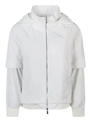 MOORER Talitha Hooded Jacket - White