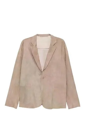 SALVATORE SANTORO Pocket Leather Jacket - Neutrals