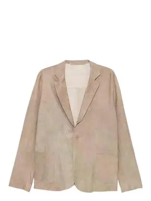 SALVATORE SANTORO Pocket Leather Jacket - Neutrals