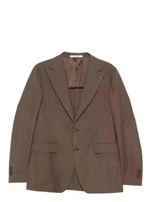 Tagliatore Button Suit - Brown