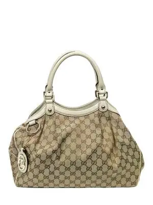 Gucci Small Sukey Monogram Tote - Neutrals