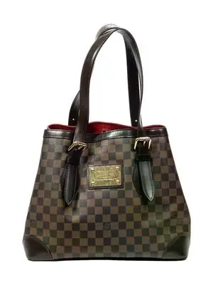 LOUIS VUITTON Hampstead Mm Tote Bag - Brown