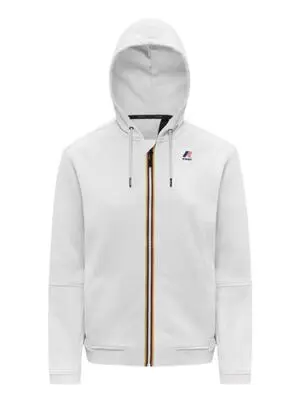 K-WAY Prosper Hooded Zip Sweater - White