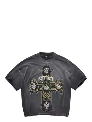 REPRESENT Guns N' Roses Cross T-shirt - Black
