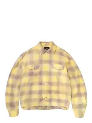 REPRESENT Vintage Flannel Pocket Shirt - Yellow
