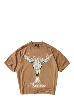 REPRESENT Graphic T-shirt - Brown