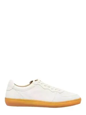 SCAROSSO Aureliano Leather Sneakers - Neutrals