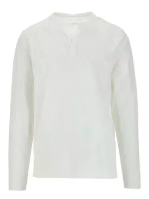 Majestic Filatures V-neck Long-sleeved T-shirt - White