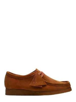 Clarks Wallabee Suede Boat Shoes - Brown