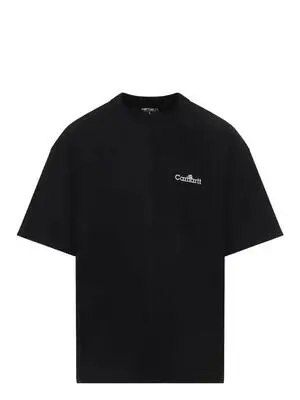 Carhartt Work In Progress Label T-shirt - Black