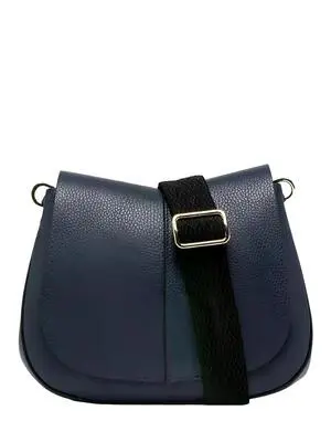 GIANNI CHIARINI Helena Round Shoulder Bag - Blue