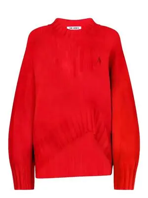 Attico Asymmetric Sweater - Red