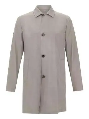 MONTECORE Button-fastening Wool Jacket - Neutrals