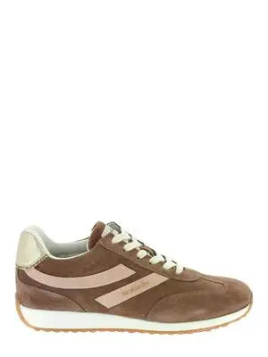 NEROGIARDINI Suede Lace-up Sneakers - Brown