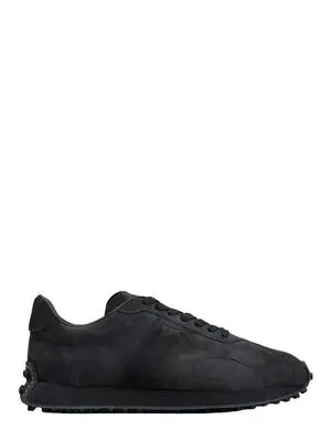 TOD'S Vintage Suede Sneakers - Black