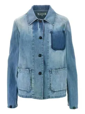 MAISON MARGIELA Button-up Denim Shirt - Blue