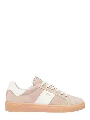 NEROGIARDINI Suede Lace-up Sneakers - Pink