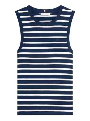 Tommy Hilfiger Striped Tank Top - Blue