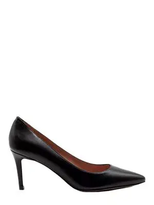 FESTA MILANO Leather Pointed-Toe Pumps