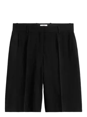 TOTEME Pressed-crease Tailored Shorts - Black