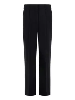 Herno Pleated Trousers - Black