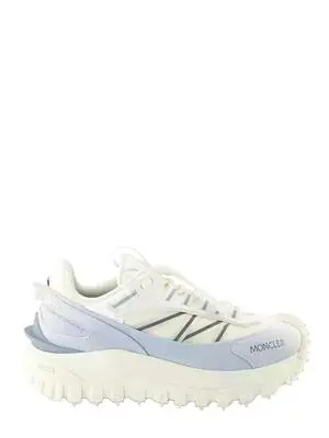 Moncler Trailgrip Leather Sneakers - White